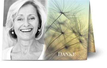 Danksagung Trauer gestalten - Dankeskarten Trauerfall online | Optimalprint
