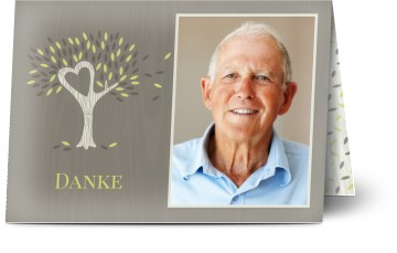 Danksagung Trauer gestalten - Dankeskarten Trauerfall online | Optimalprint